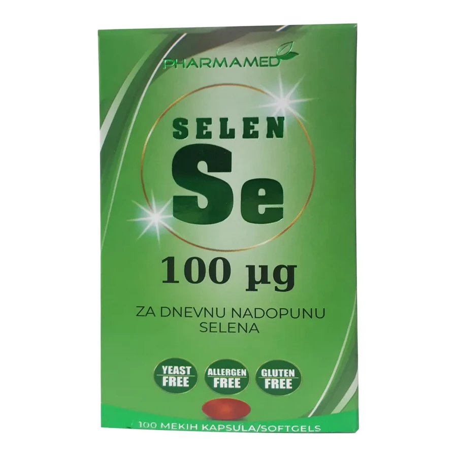 Selen 100μg softgels 100 Pharmamed - Zenta Farm
